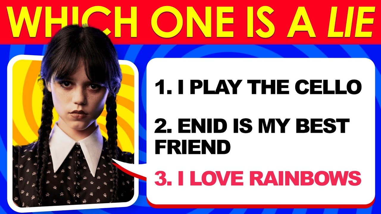 2 Truth 1 Lie Challenge | Can You Catch the Lie of Famous Characters ...