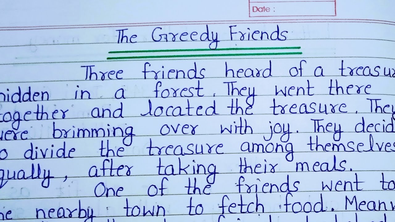 Story on The Greedy Friends in English || The Greedy Friends Story in ...