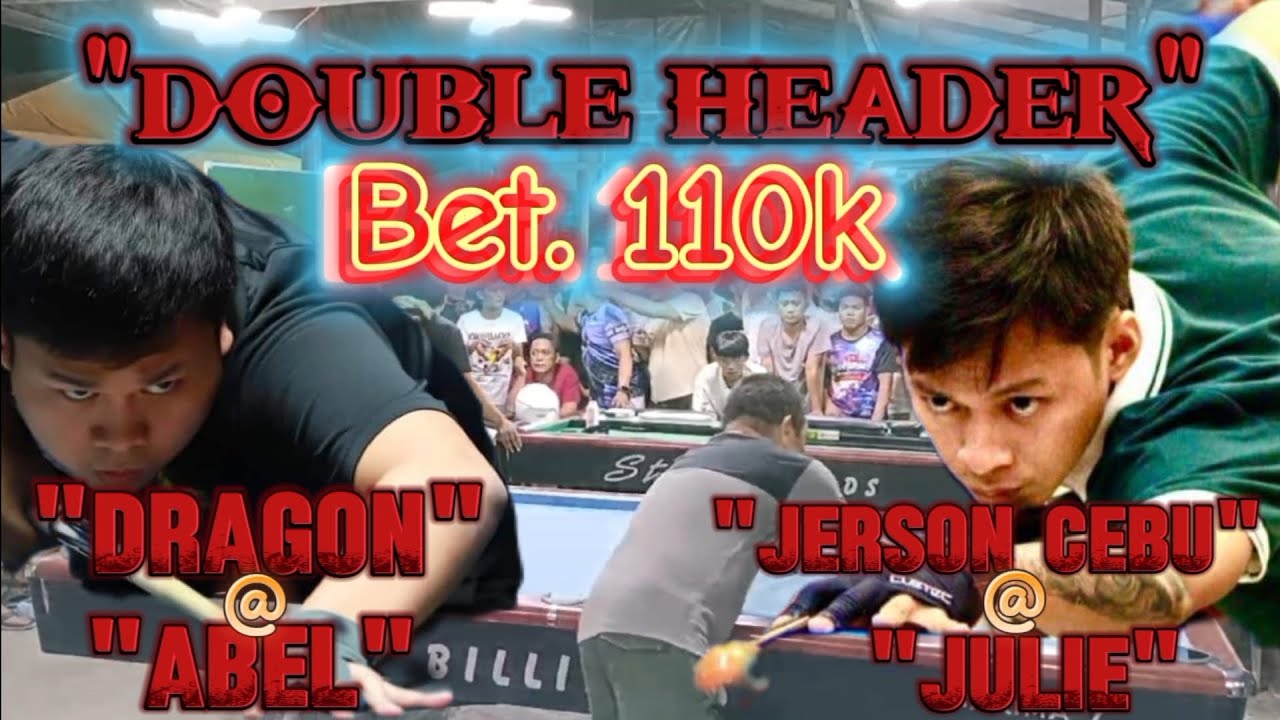 Anton "DRAGON" Raga/AbeL 🆚 Jerson Cumayas/JULIE 🎱 10 balls parehas 🎱 ...