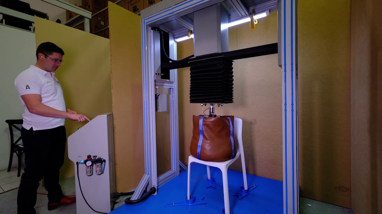Bit Chair Strength Test - Adage Furniture - YouTube
