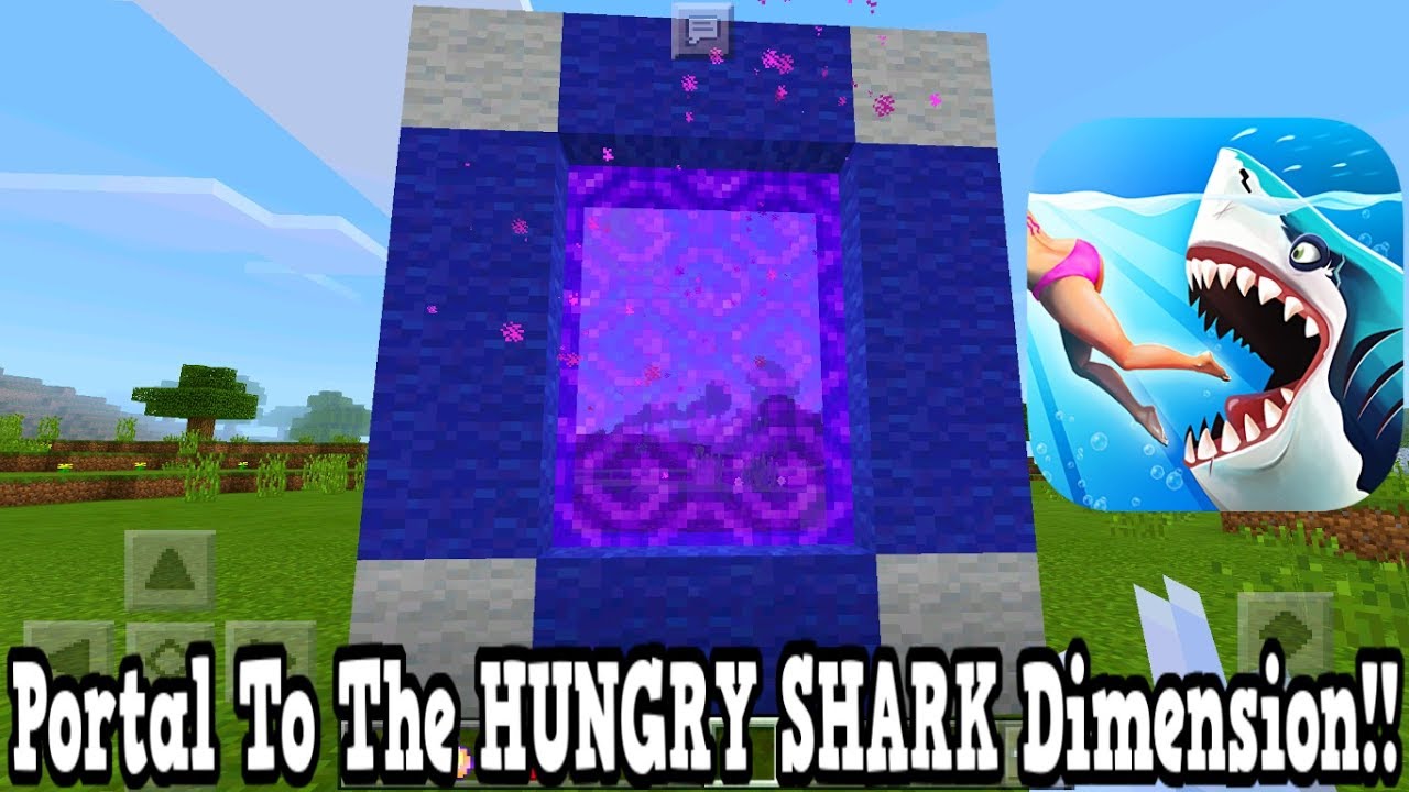 Minecraft Pe - Portal To The Hungry Shark Dimension - Mcpe Portal To ...