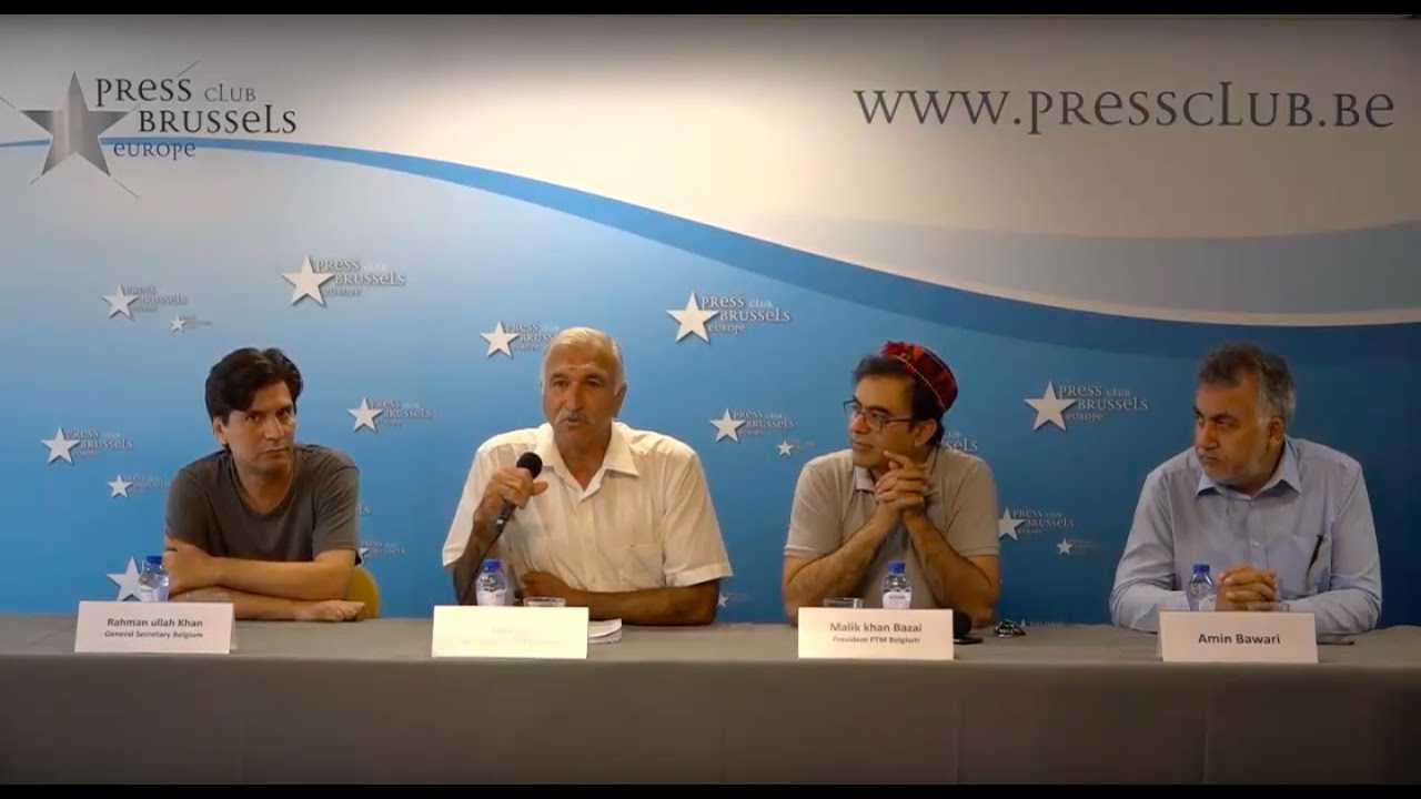 International Press Conference of the Pashtun Tahaffuz Movement (PTM ...