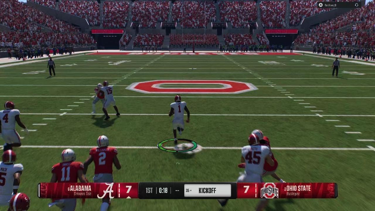 EA SPORTS College Football 25 - Kendrick Law Kickoff Return Touchdown ...