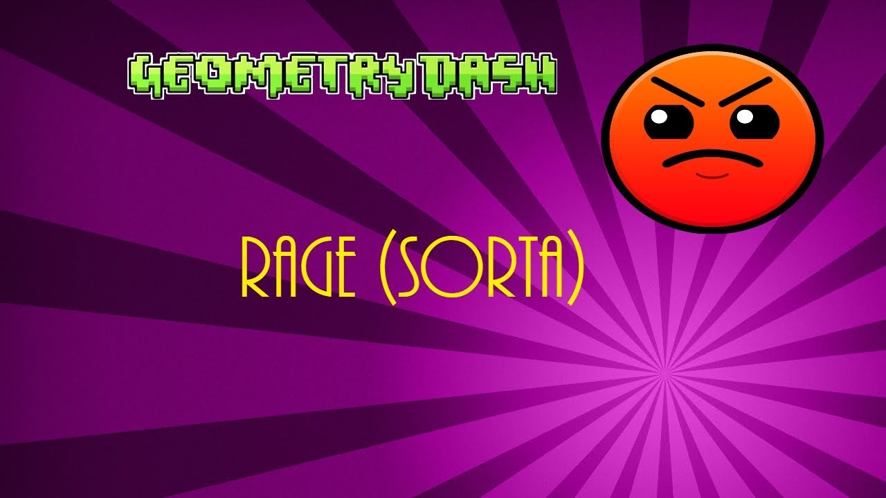 Kid (kinda rages) at geometry dash - YouTube