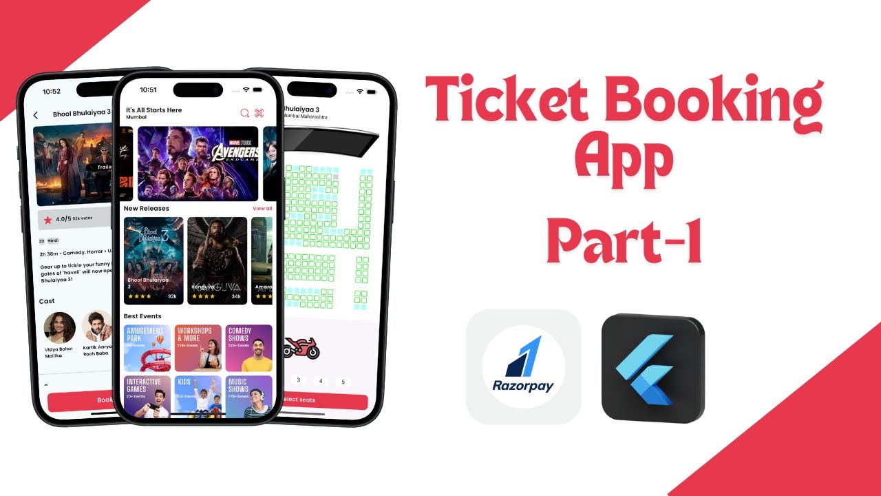 📱 Building a Movie Ticket Booking App in Flutter | Part 1 - YouTube