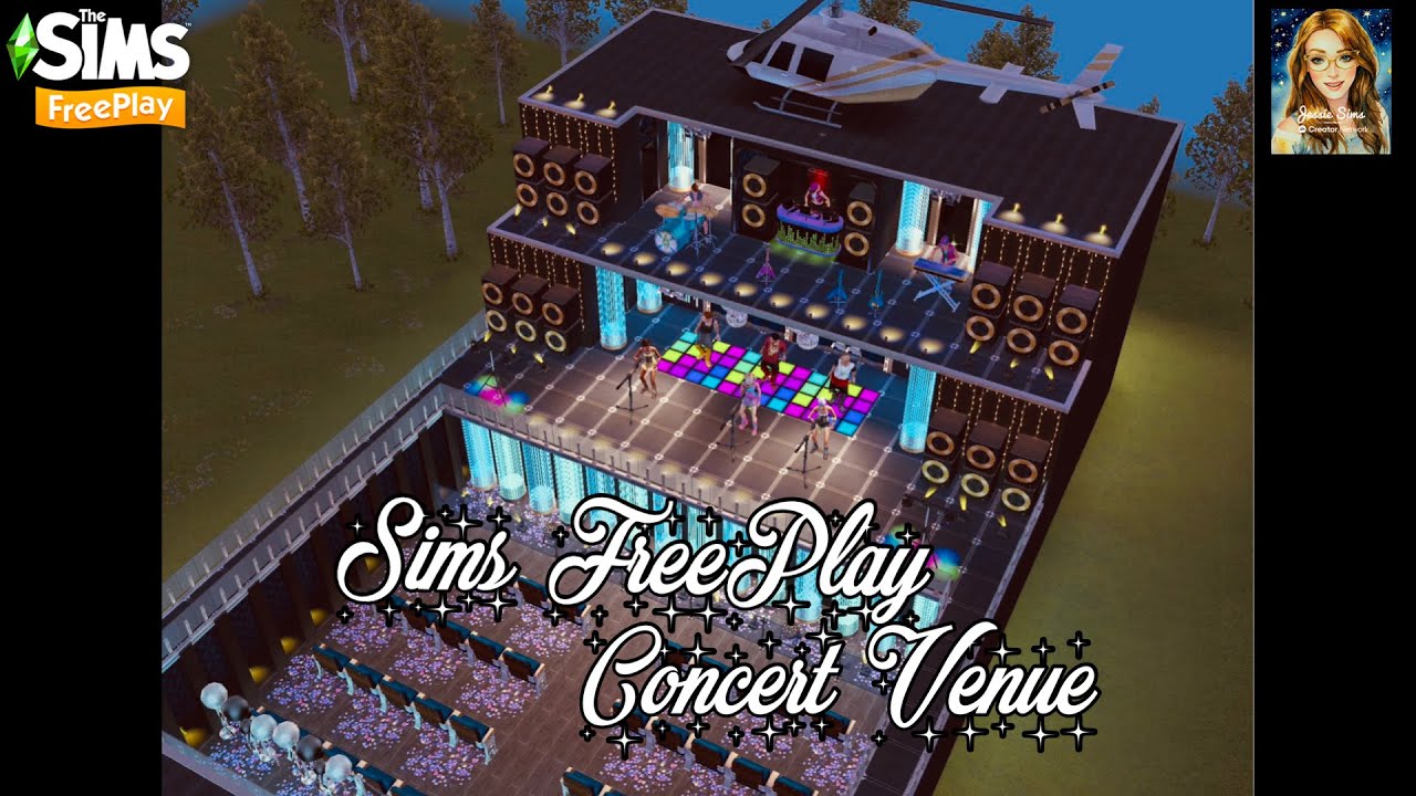 Sims FreePlay Concert Venue 🎤🎼😮 With Live Build 🛠️ - YouTube