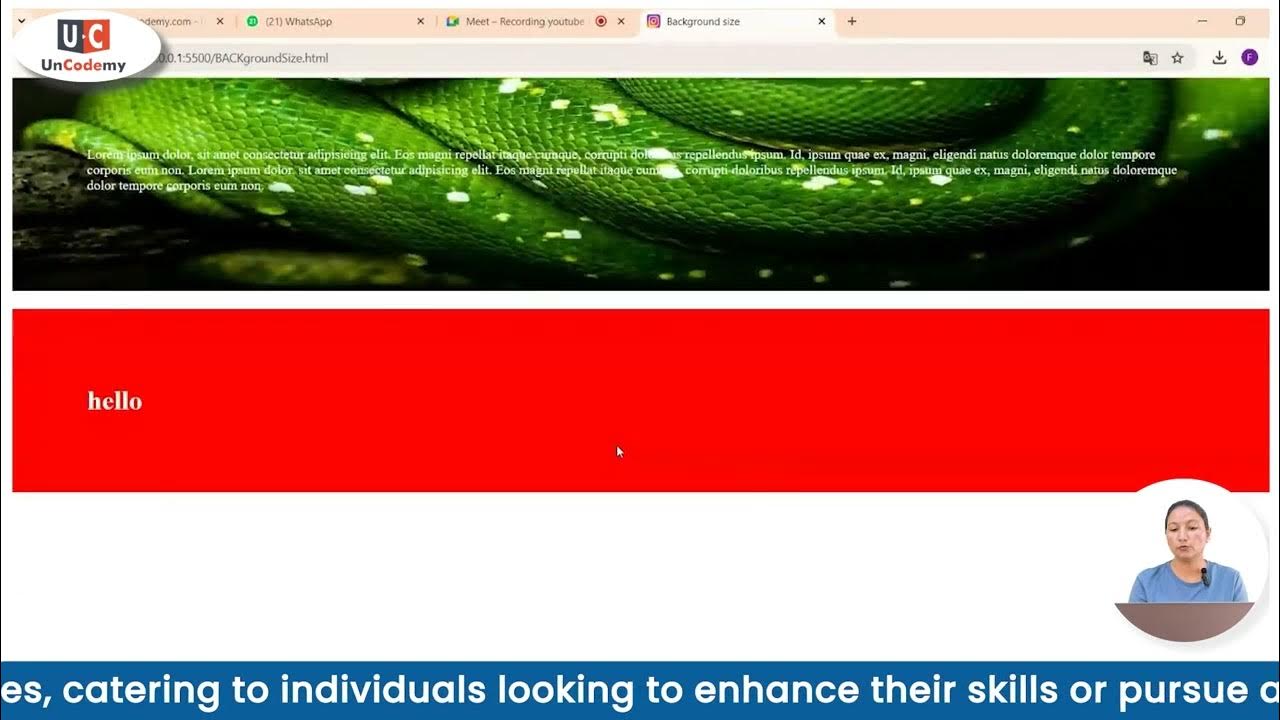 Nested div Tags in HTML and Creating Classes in HTML and CSS | Full ...