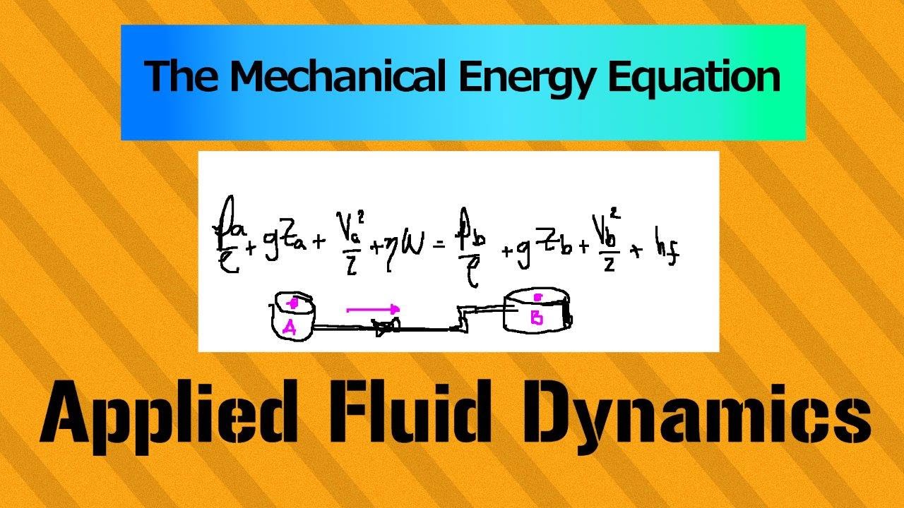 Mechanic Equation NOTES (1 of 6) - Applied Fluid Dynamics - Class 008 ...