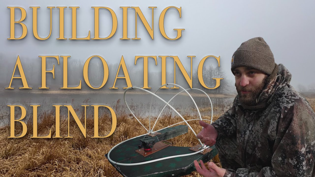 Building a DIY Floating Blind | Bird Photography - YouTube