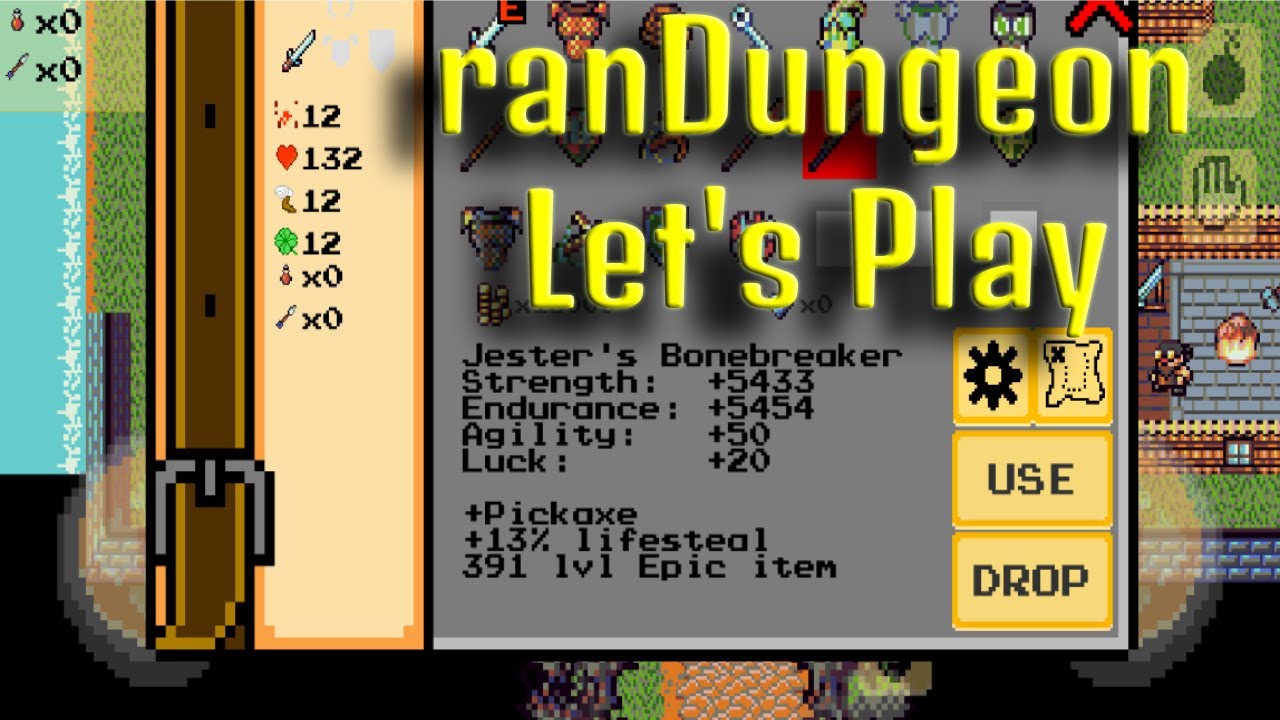 ranDungeon - Let's Play (Android roguelike dungeon crawler) - YouTube