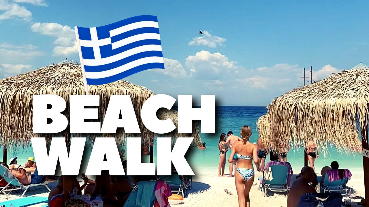 BEACH WALK GREECE | Summer Paradise | Bikini beach 🏖️ - YouTube