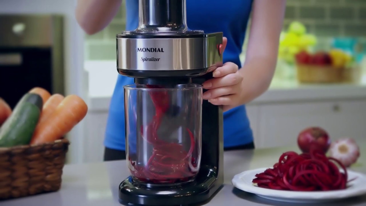 Mondial Spiralizer Machine CS 01 - YouTube