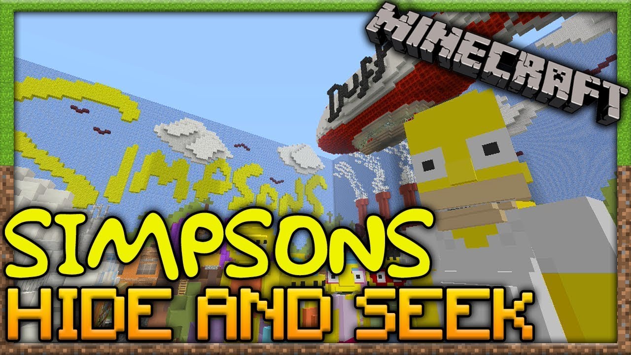 SIMPSON HIDE AND SEEK I MINECRAFT MED ER | MC #1 - YouTube