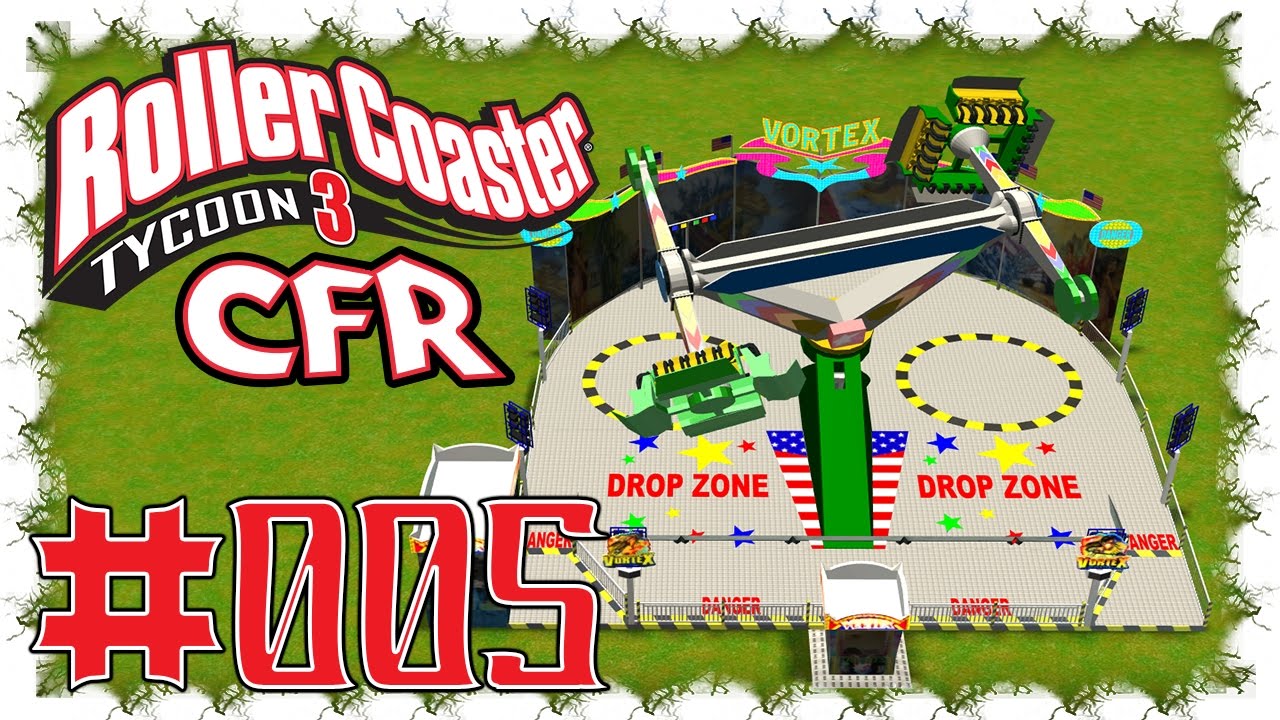 RollerCoaster Tycoon 3 CFR #005 - Vortex - YouTube