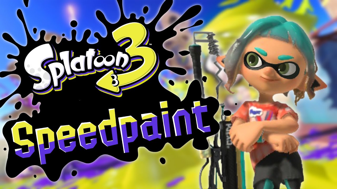 Splatoon 3 Speedpaint | Inkling! - YouTube