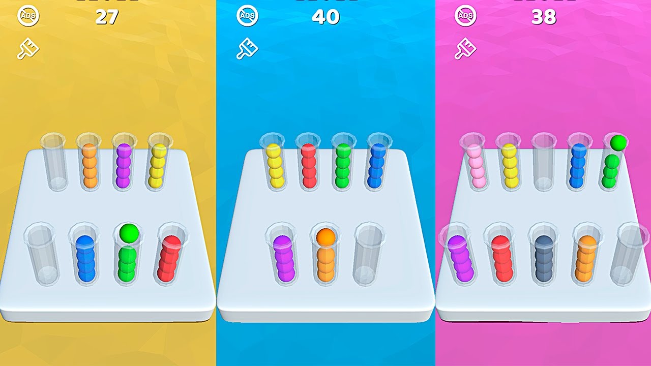 Sort It 3D - All Levels (iOS, Android) - YouTube