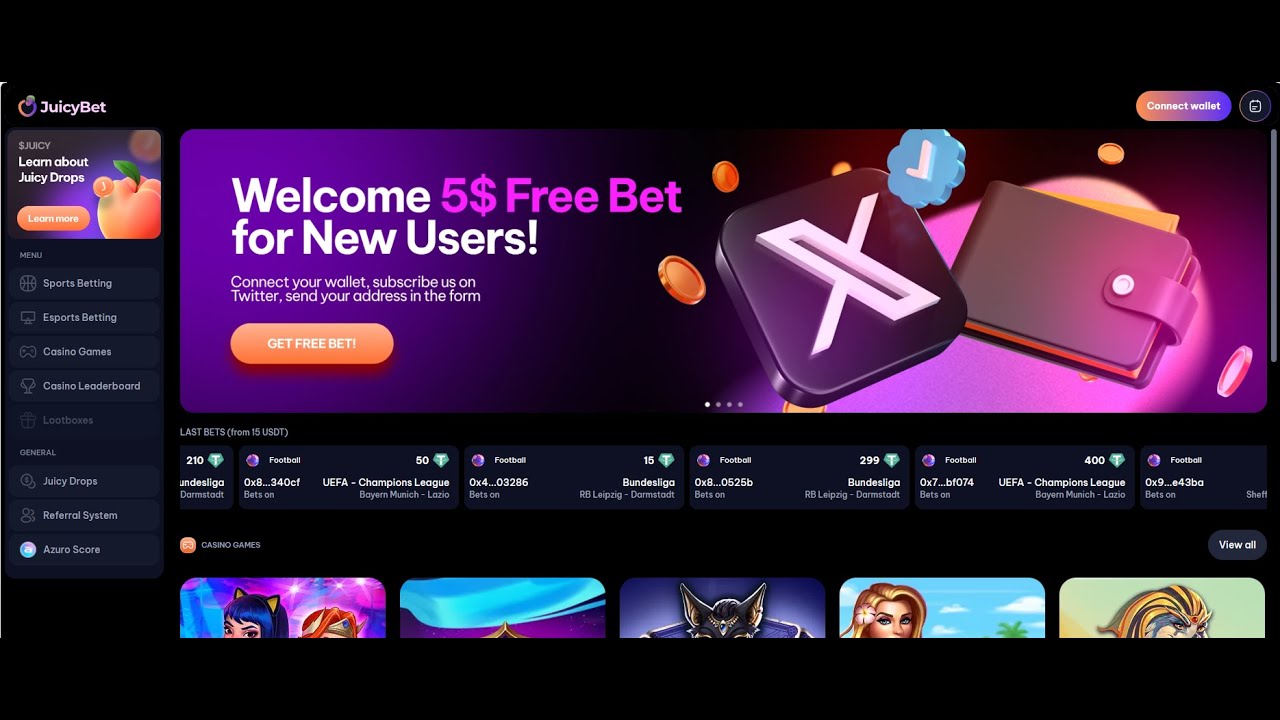 JUICYBETS NUEVO AIRDROP GAMBLING CON MUCHISIMO POTENCIAL SIN APENAS ...