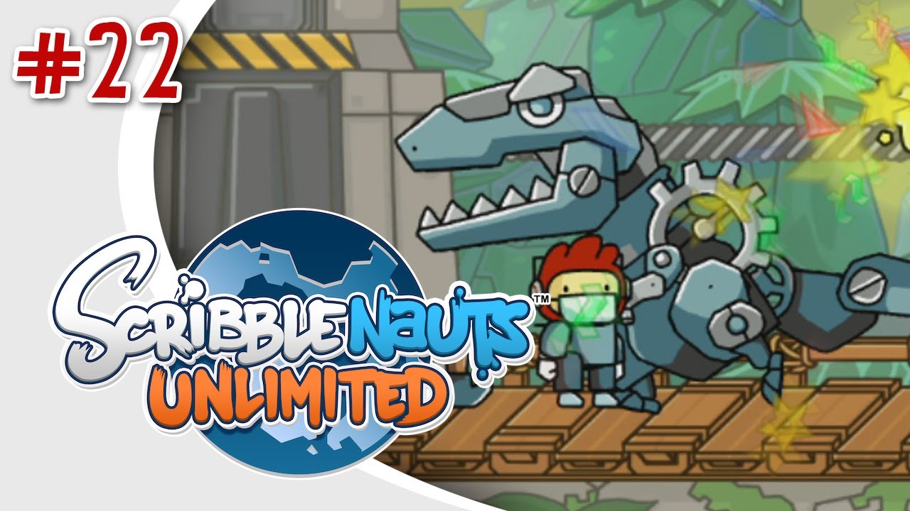 ROBOT DINOSAUR - Scribblenauts Unlimited (Wii U) w/ Ze - Episode 22 ...