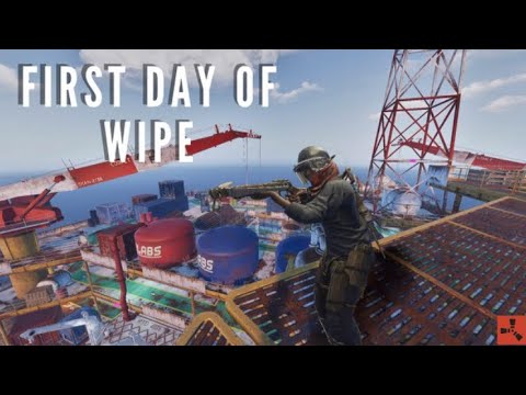 What a crazy wipe day! Rust Console edition! - YouTube