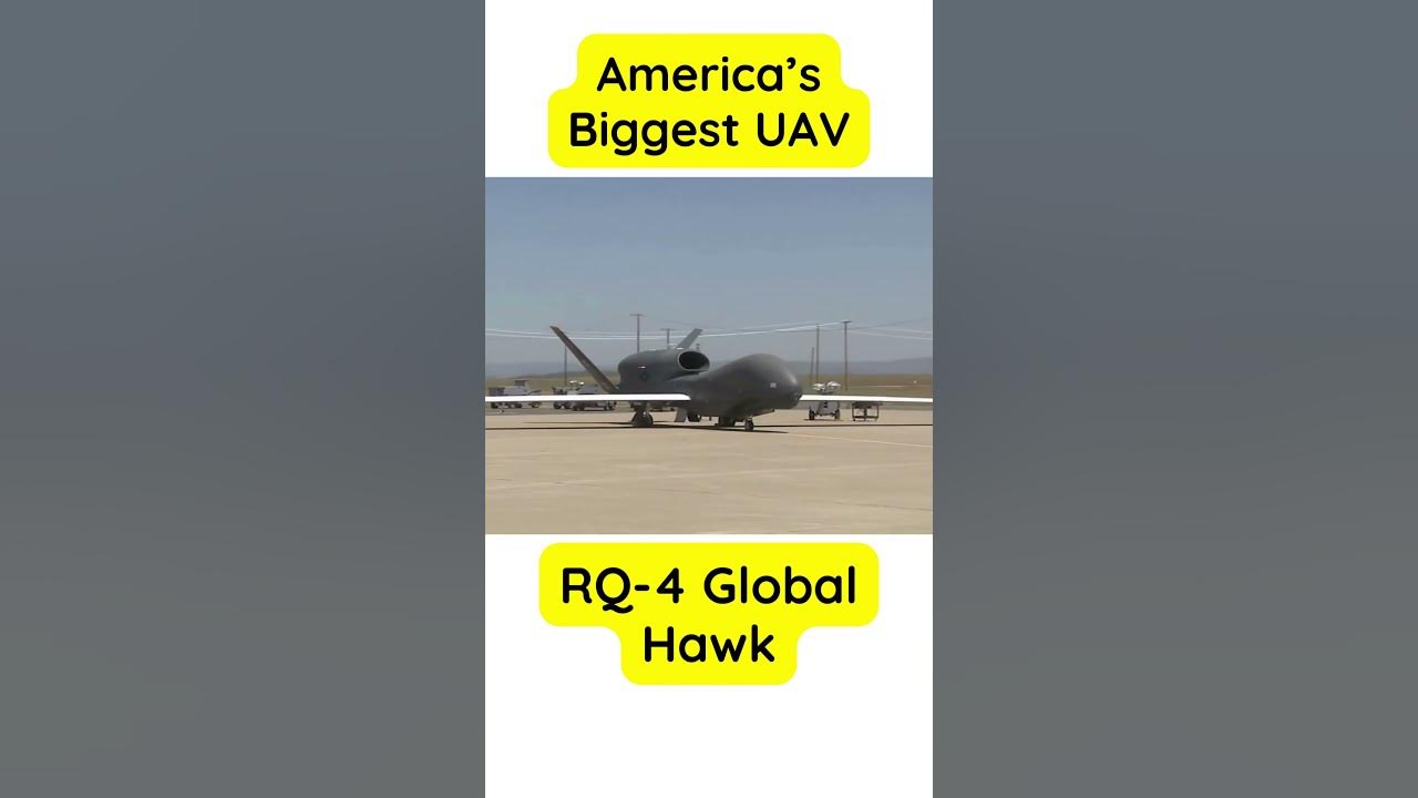 RQ-4 Global Hawk - America’s Biggest UAV #shorts #rq4 - YouTube