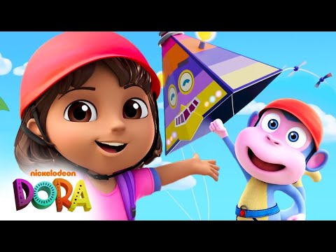 Dora’s Aventuras Podcast! #2 w/ Boots and Tico 🪁 Learn Shapes Mini Episode! | Dora & Friends