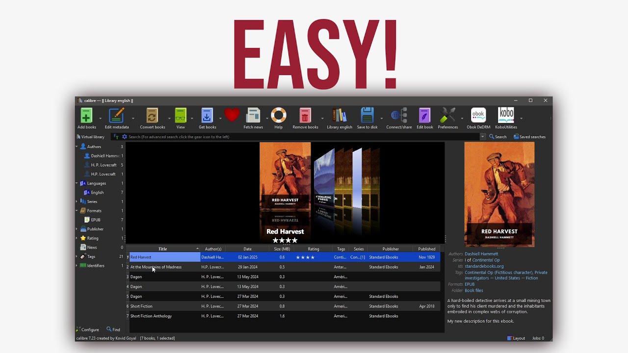 Calibre Made Easy: Step-by-Step Guide for Beginners [2025 TUTORIAL ...