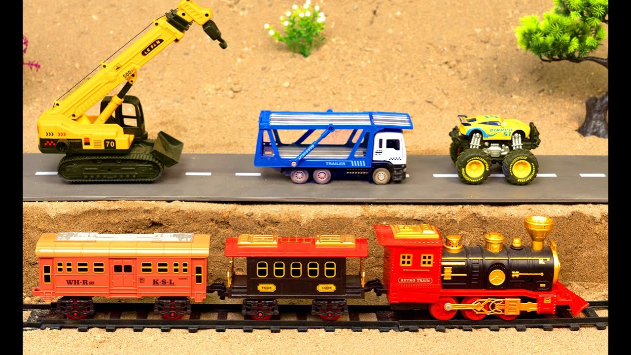 DIY Mini Tractor Creates Railway & Fixes Concrete Road for Safe ...
