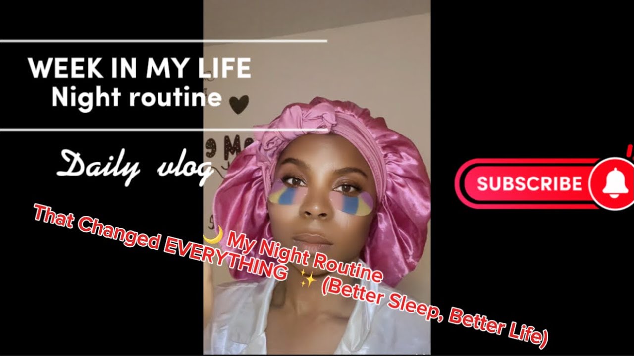 🌙 My Night Routine That Changed EVERYTHING (Better Sleep, Better Life ...