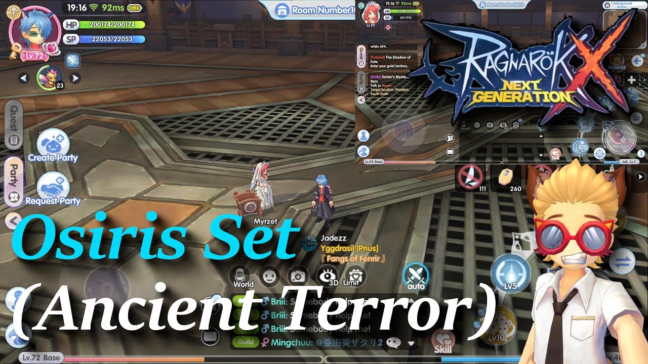 lvl 50 Osiris Set, Ancient Terror | rox | Ragnarok X: Next Generation ...