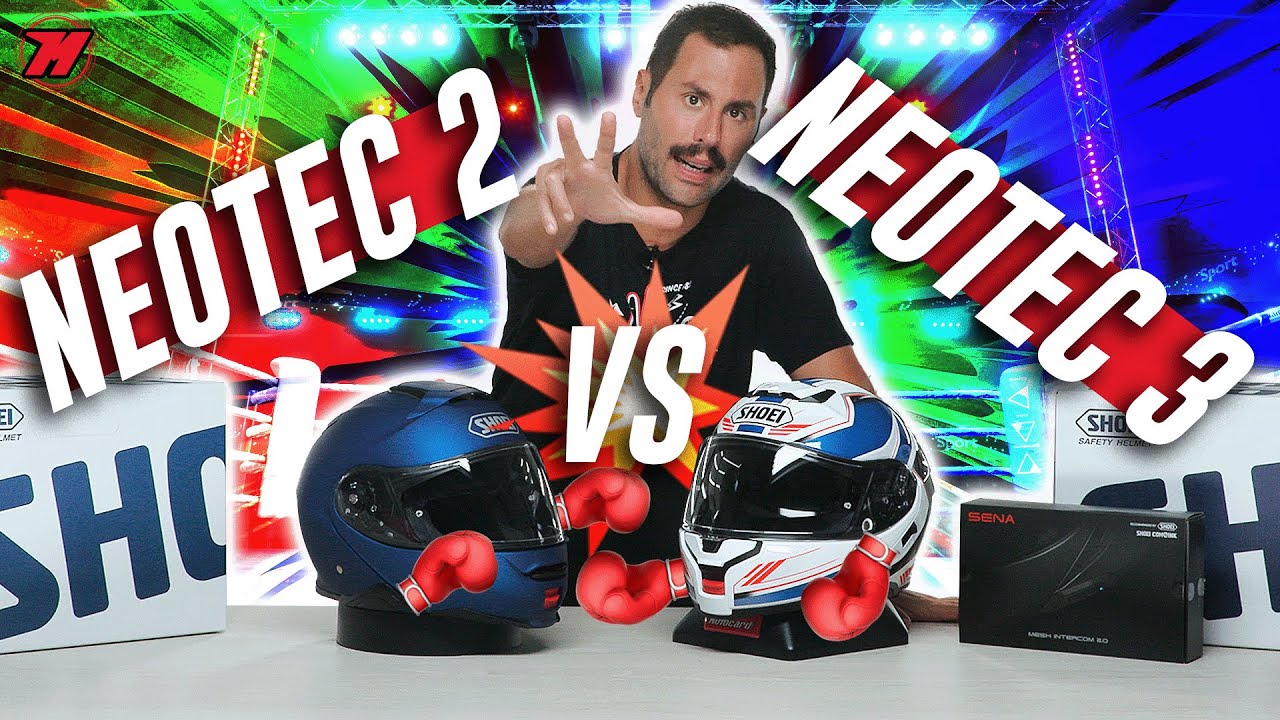Shoei Neotec 2 vs Shoei Neotec 3. ¿Cuáles son LAS DIFERENCIAS? 🤔🚨 - YouTube