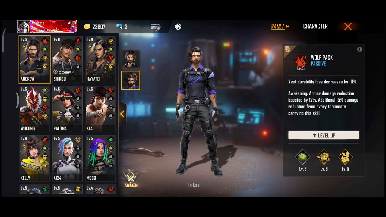 I got elite andrews in free fire - YouTube