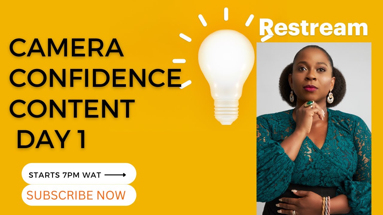 CAMERA CONFIDENCE CONTENT CHALLENGE #cameraconfidence #livestreaming # ...
