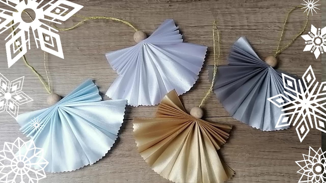 D.I.Y. Super Easy Angel From Satin Ribbon - YouTube