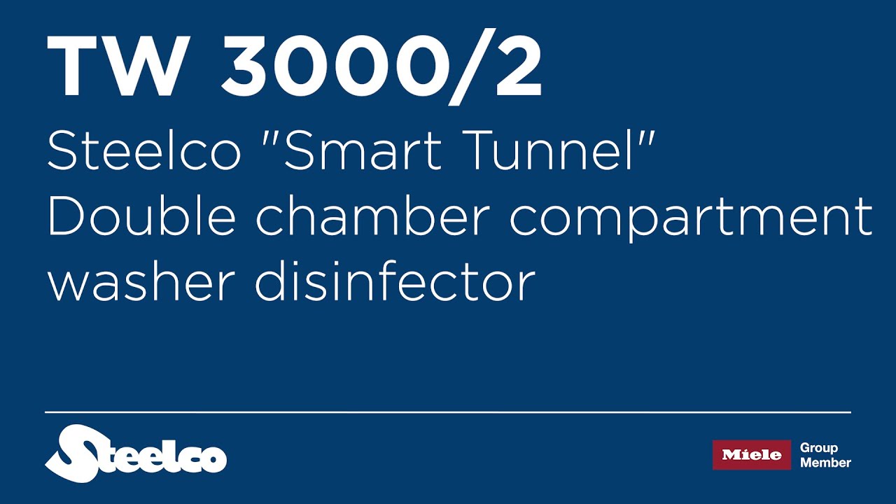 TW 3000/2 Smart Tunnel | Washer Disinfector | Steelco Group - YouTube