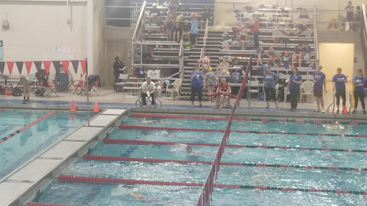 100 free York YMCA 2020 DISTRICTS - YouTube