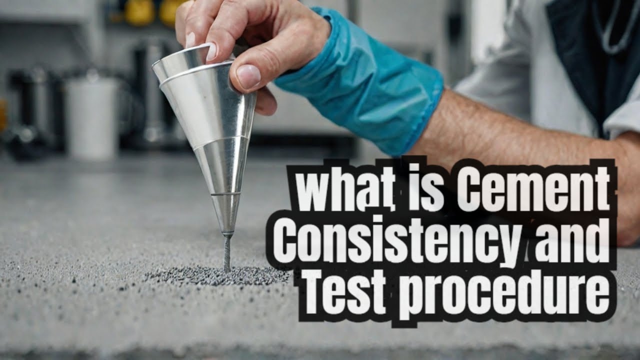 Normal Consistency of Cement and Its Test Procedure | Comprehensive ...