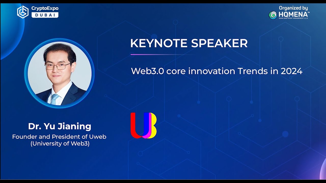 Dr. Yu Jianing | Founder and President | Uweb (University of Web3 ...