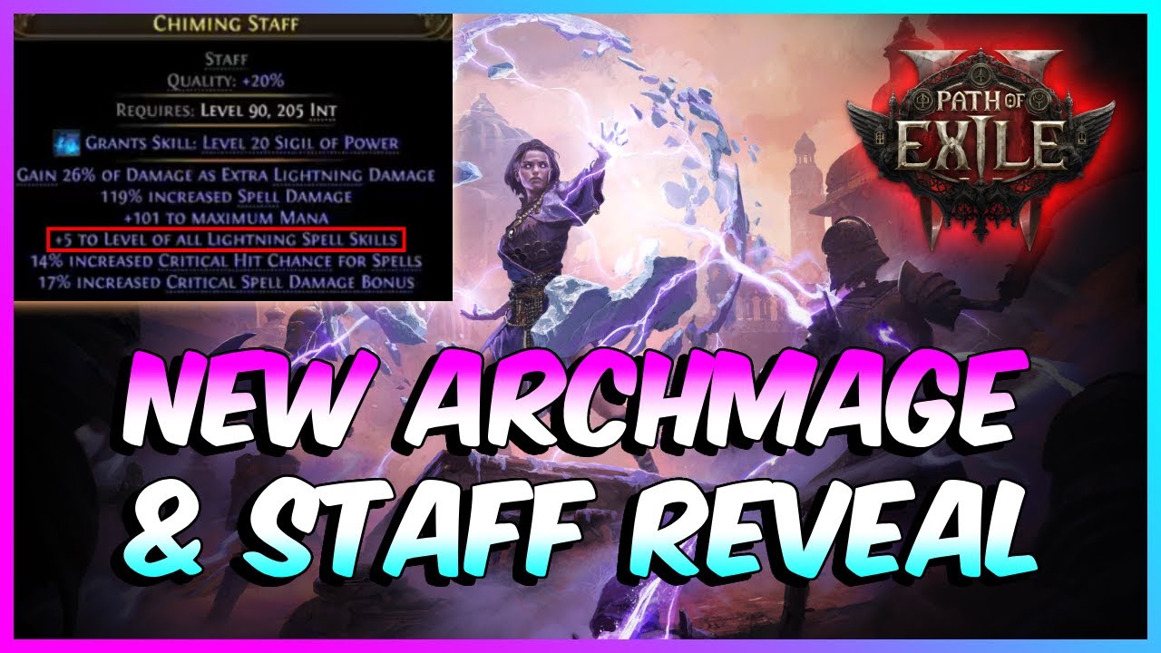 [PoE2] New Archmage skill, Ball Lightning, Wildshard support & Endgame ...