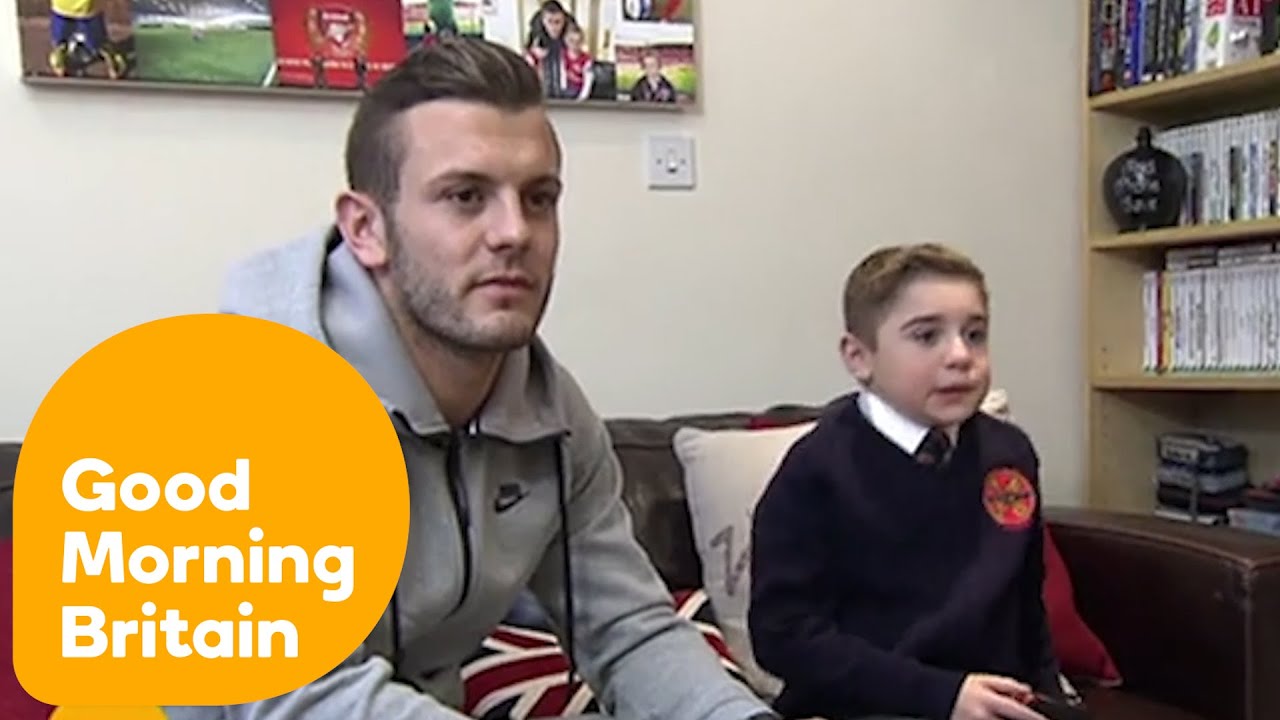 Jack Wilshere Surprises Young Archie | Good Morning Britain - YouTube