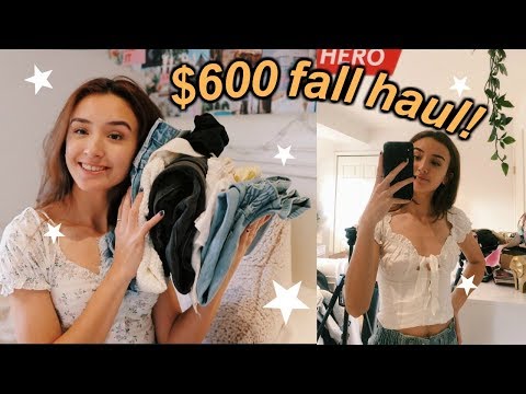 huge FALL try on clothing haul! ft. princess polly