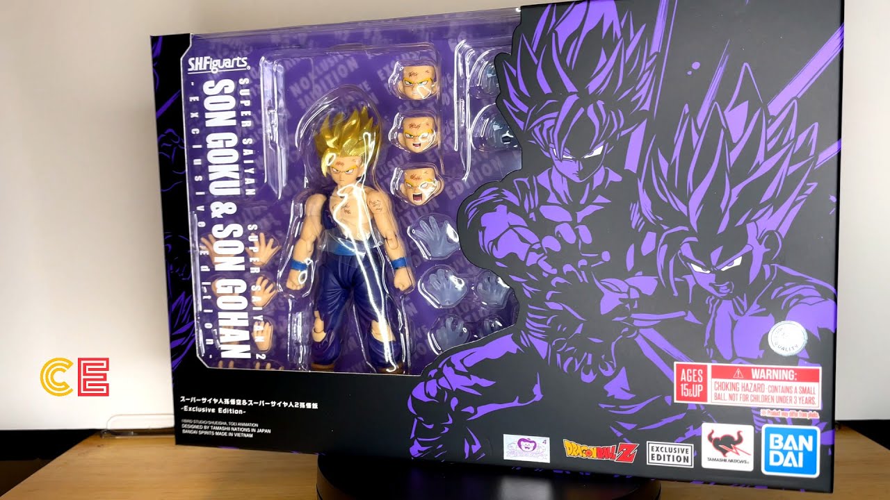 UNBOXING - Super Saiyan Goku & Super Saiyan 2 Gohan (Exclusive Edition ...