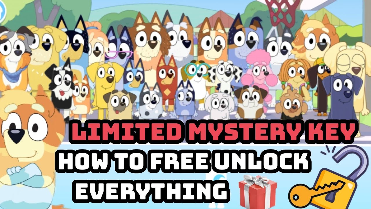 Bluey The Videogame Limited Mystery Key How To Free Unlock Everything ...