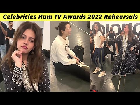 Celebrities Hum TV Awards 2022 Dance Rehearsal Video | Hum TV Awards ...