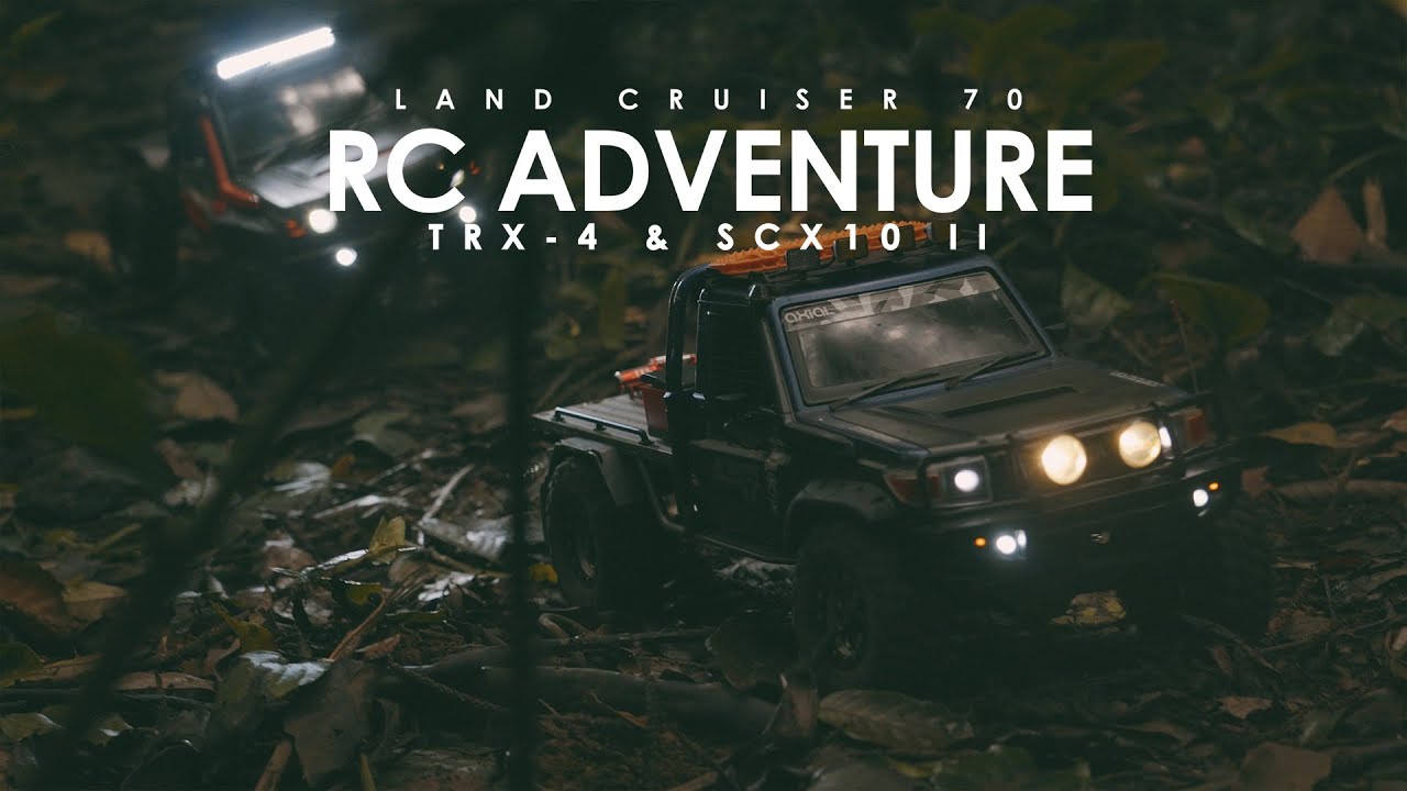 E3S-RC LAND CRUISER 70 TRX-4 & SCX10 III / RC ADVENTURE TROPICAL FOREST ...