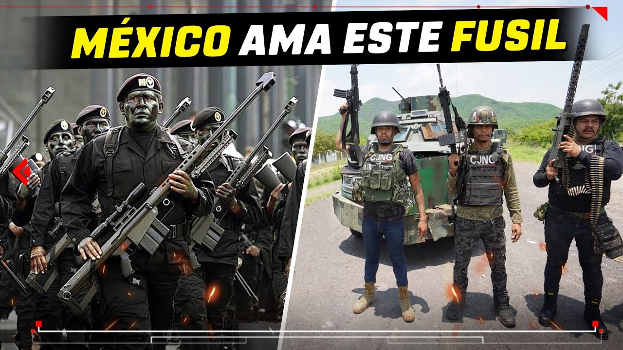 El arma preferida por los N4RCOS y el EJERCITO MEXICANO - BARRET M82 ...
