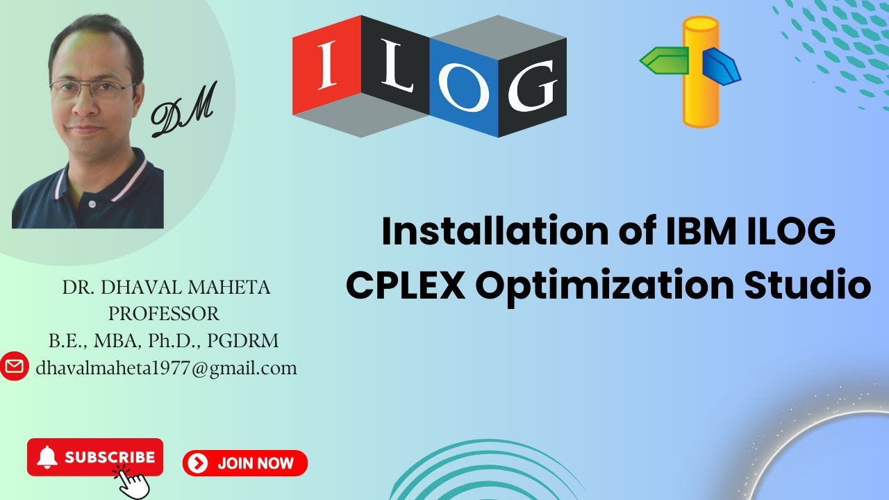 1. Installation of IBM ILOG CPLEX Optimization Studio || Dr. Dhaval ... 1. Installation of IBM ILOG CPLEX Optimization Studio || Dr. Dhaval ...