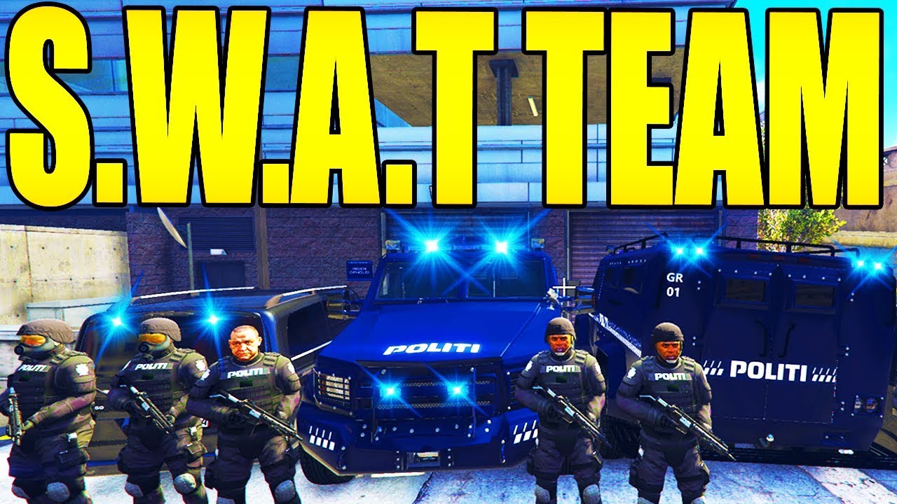 MIT EGET SWAT TEAM - STOPPER BANKRØVERE - GTA 5 DANSK LSPD:FR - DANSK ...