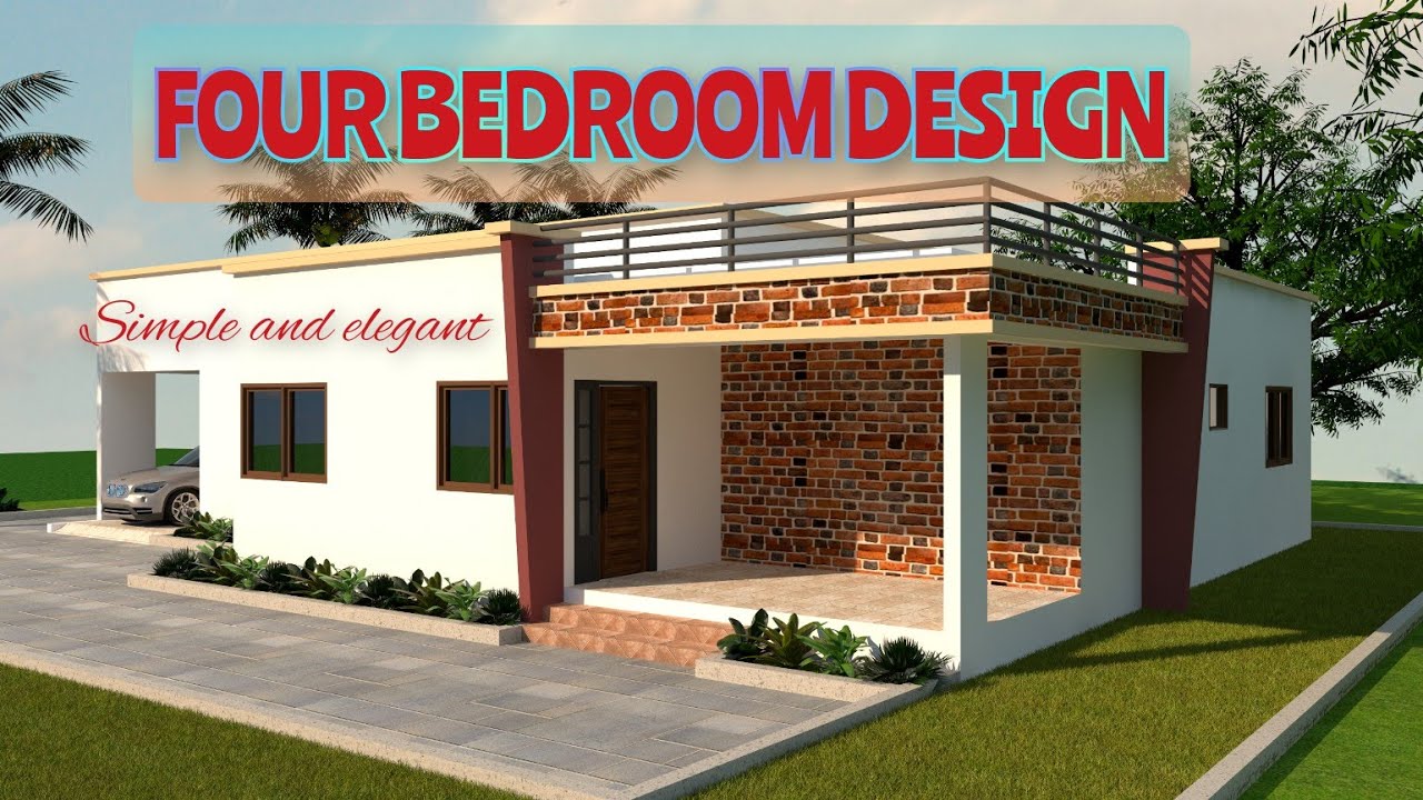 SIMPLE BUT ELEGANT HOUSE | 4 BEDROOM DESIGN - YouTube