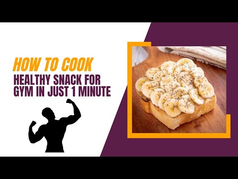 Create your Healthy gym snacks in just 1 minute - YouTube