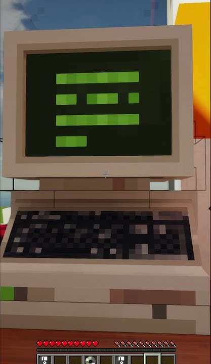 Functional Computers Minecraft AMAZING RESOURCEPACK #shorts - YouTube